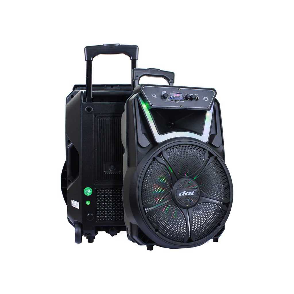 Jual SPEAKER SEPIKER AKTIF 12 INCH DAT DT 1202 PORTABLE BLUETOOTH ...