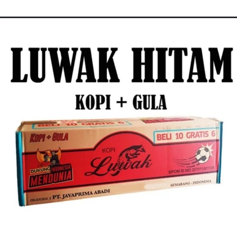 Jual Kopi Luwak Hitam 1 Dus isi 150 sachet | Shopee Indonesia
