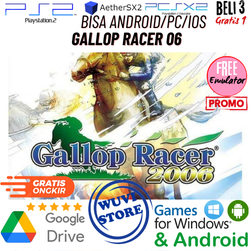 Jual PS 2 Gallop Racer 06 | Bisa di PC / Android / IOS Plus Emulator ...