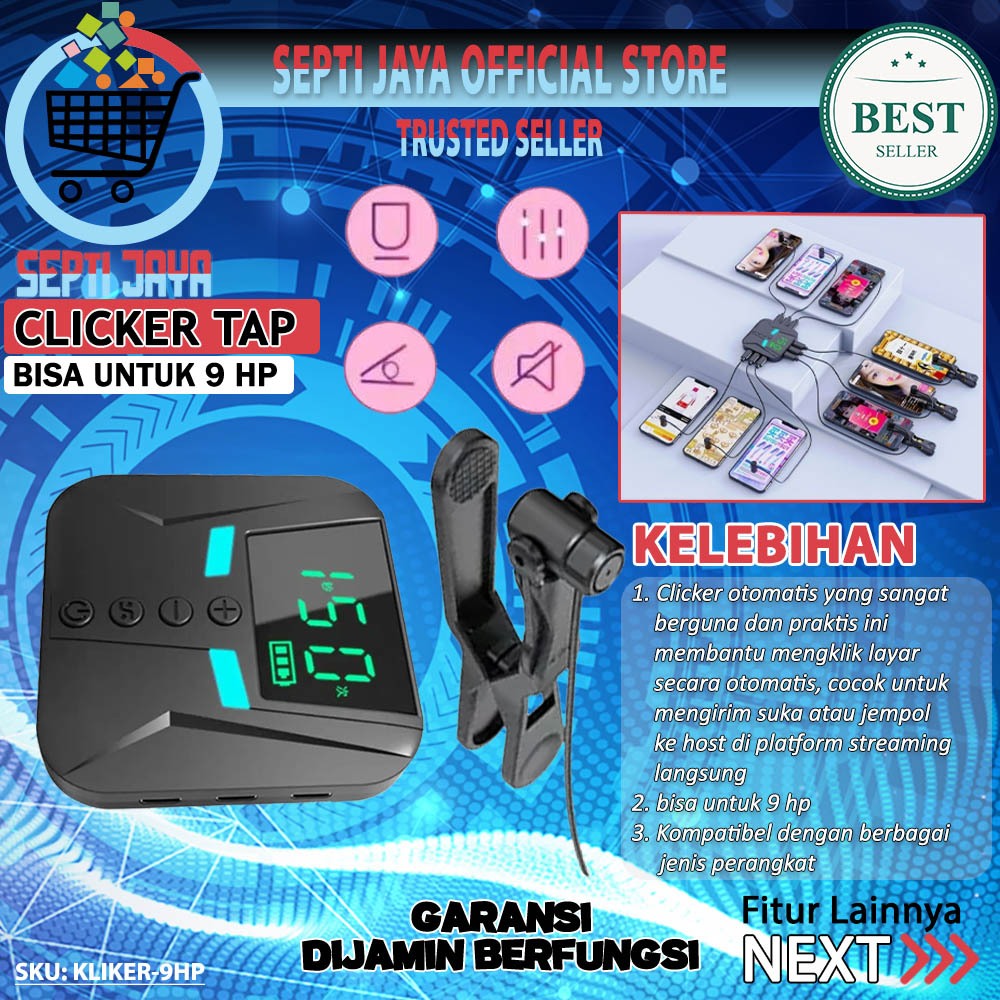 Jual Alat Tap Tap Klik Layar Otomatis Smart Screen Auto Clicker USB ...