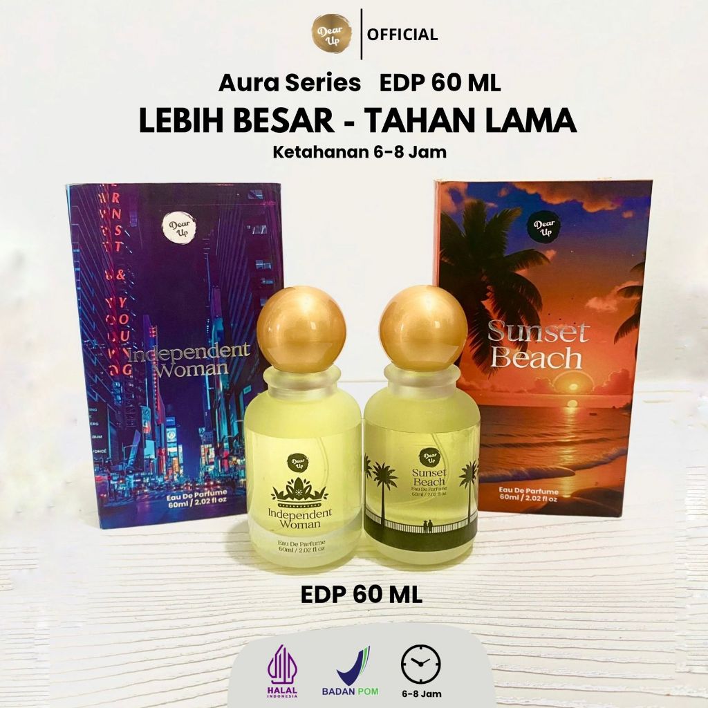 Jual DEAR UP EDP 60 ml Parfum Aura Series Lebih Besar dan Tahan Lama ...