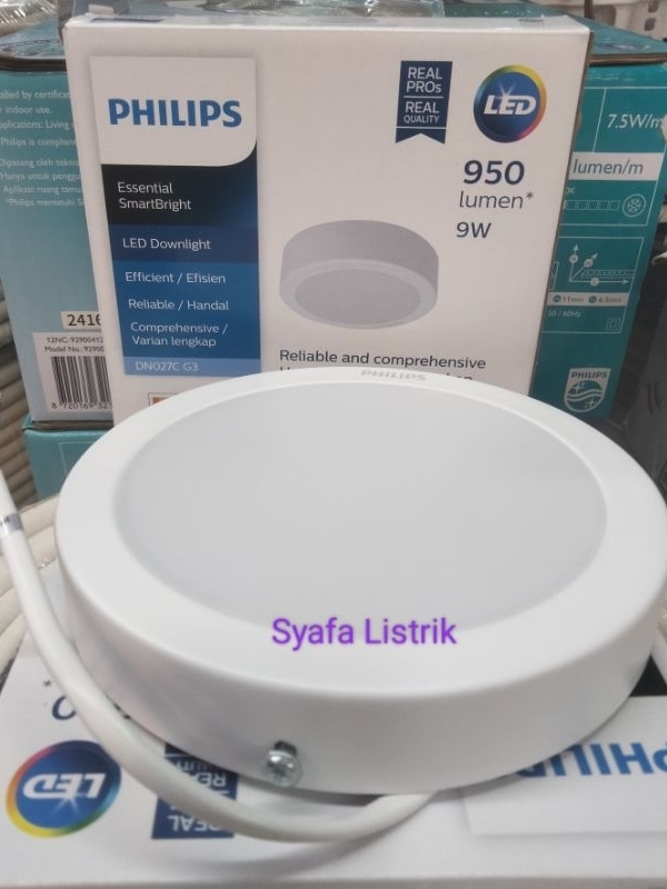 Jual Lampu LED Downlight Outbow DN027C G3 9Watt Philips | Shopee Indonesia