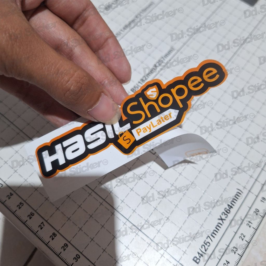 Jual STICKER HASIL SHOPEE (vinyl cut sticker) | Shopee Indonesia