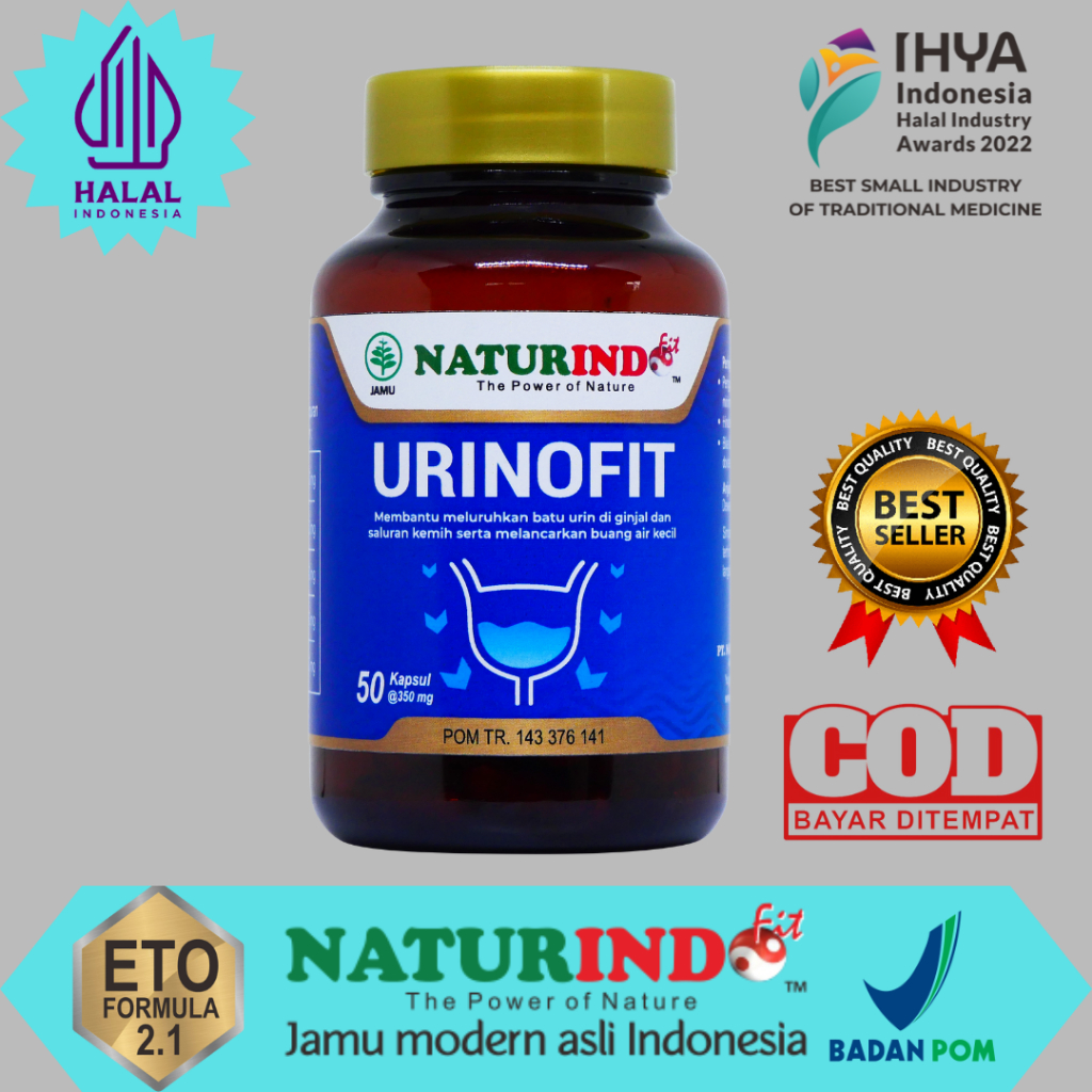 Jual Urinofit herbal penyakit ginjal dan saluran kandung kemih | Shopee ...