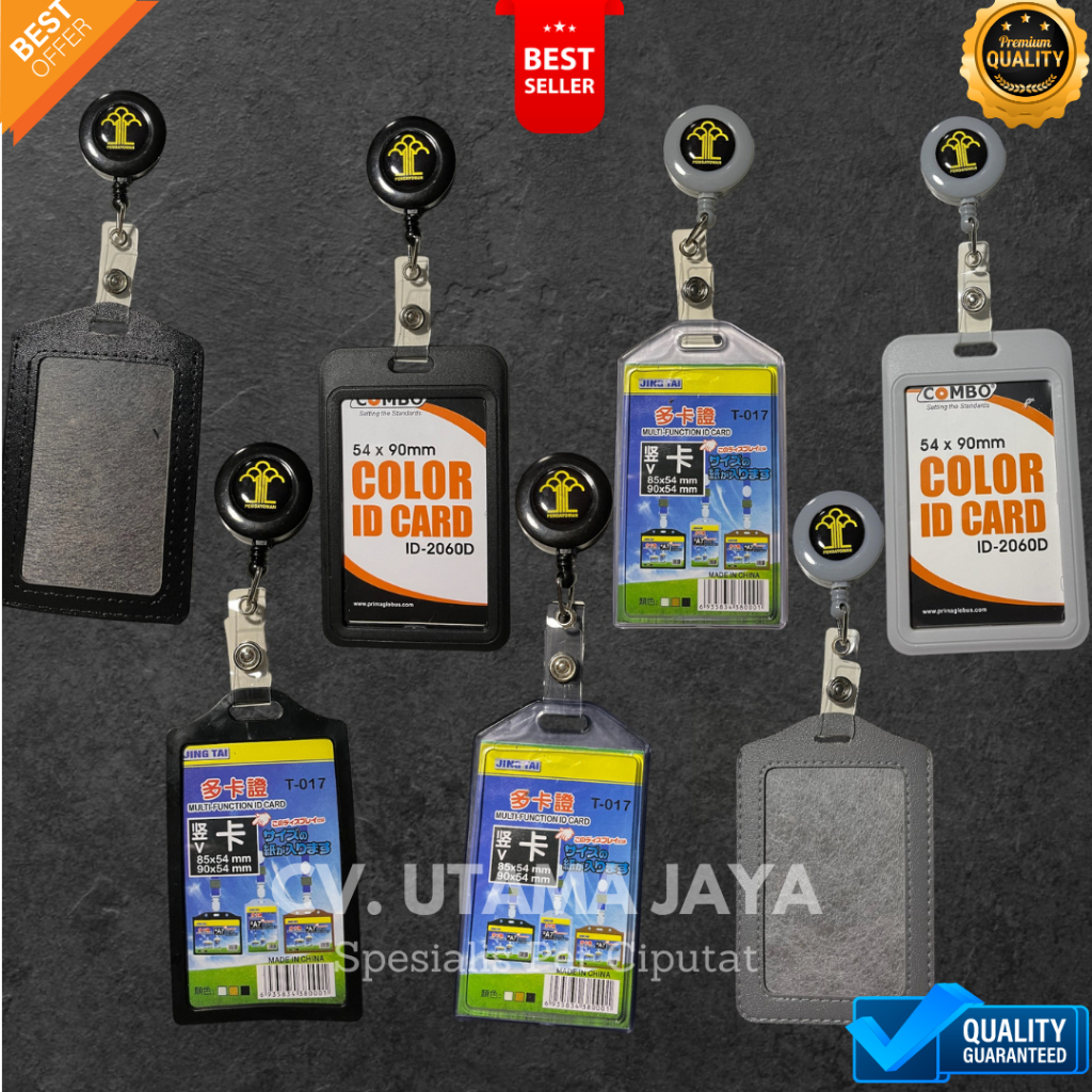 Jual ID CARD Pengayoman Logo 1 Yoyo tanda pengenal kulit plastik ...