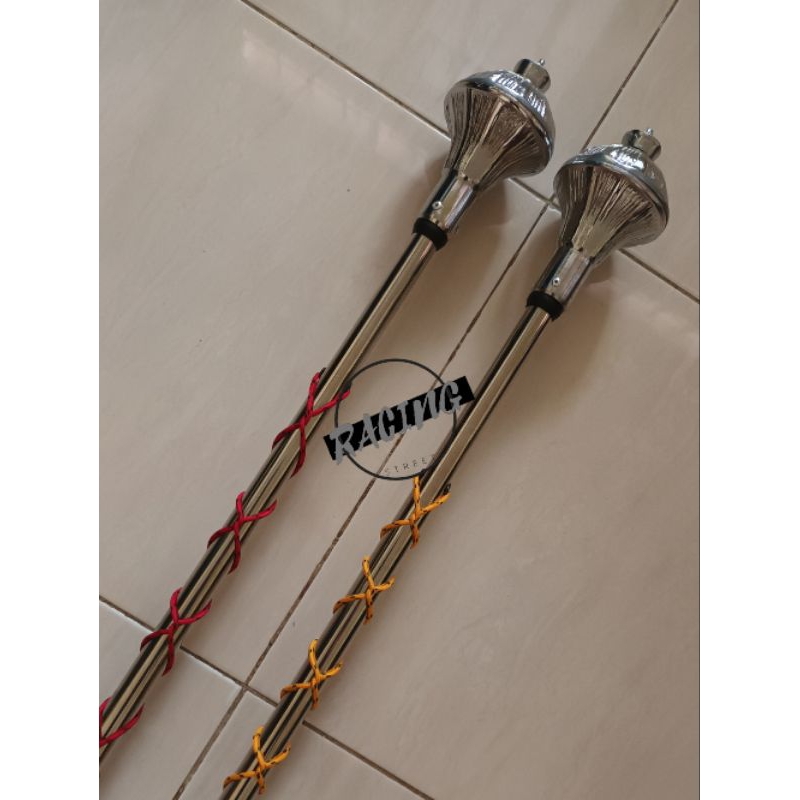 Jual tongkat mayoret dramband marcingben stainless steel stick SD/SMP ...