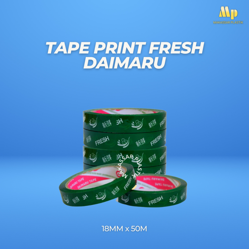 Jual TAPE OPP PRINT FRESH DAIMARU / LAKBAN DAIMARU / ISOLASI SAYURAN ...