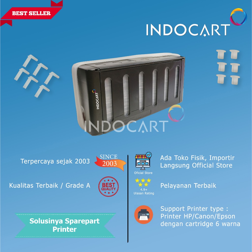 Jual Ink Tank Modif-Tabung Infus Printer Tinta Epson HP Canon 6W Dengan ...