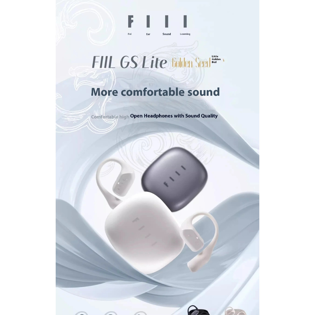 Jual Open Earbud FIIL GS Lite Bluetooth 5.4 Bone Conduction 10h IP5 6\6 ...