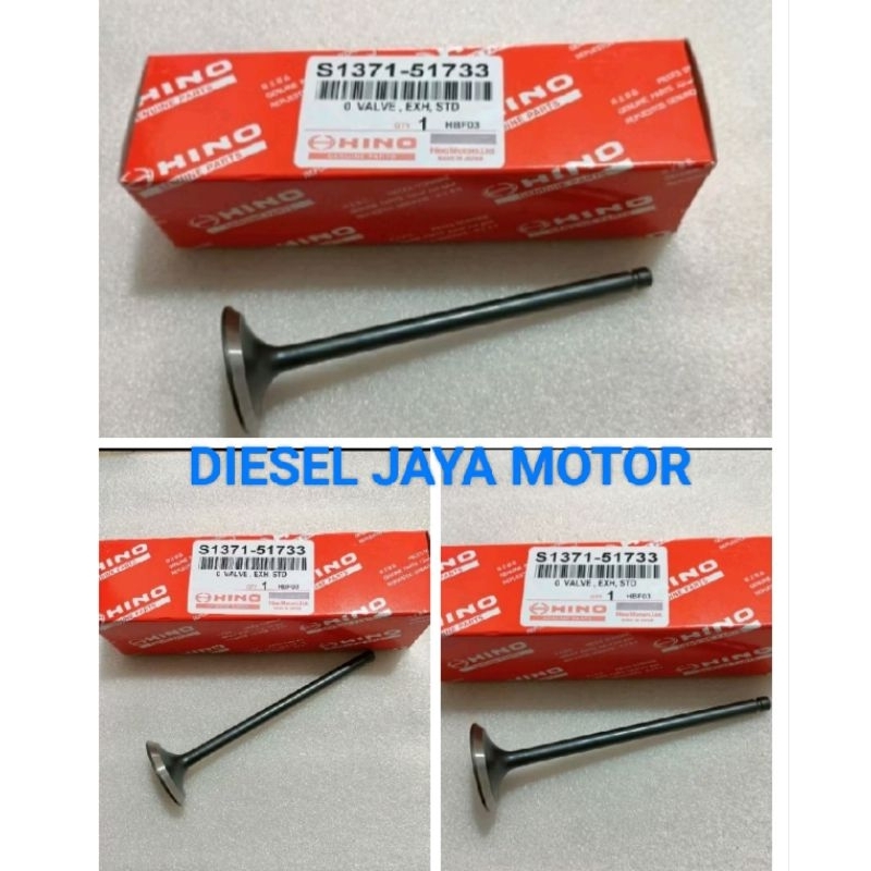 Jual KLEP EX VALVE/ EXHAUST HINO HINO 500 LOHAN FM260TI SK200-8/ JO8E ...