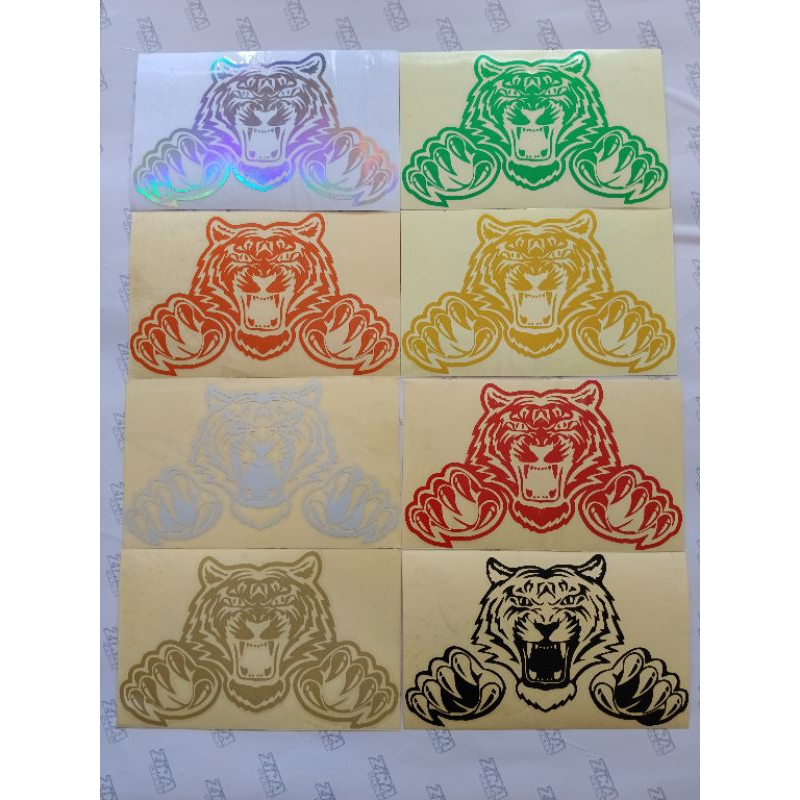 Jual stiker harimau macan cutting sticker motor | Shopee Indonesia
