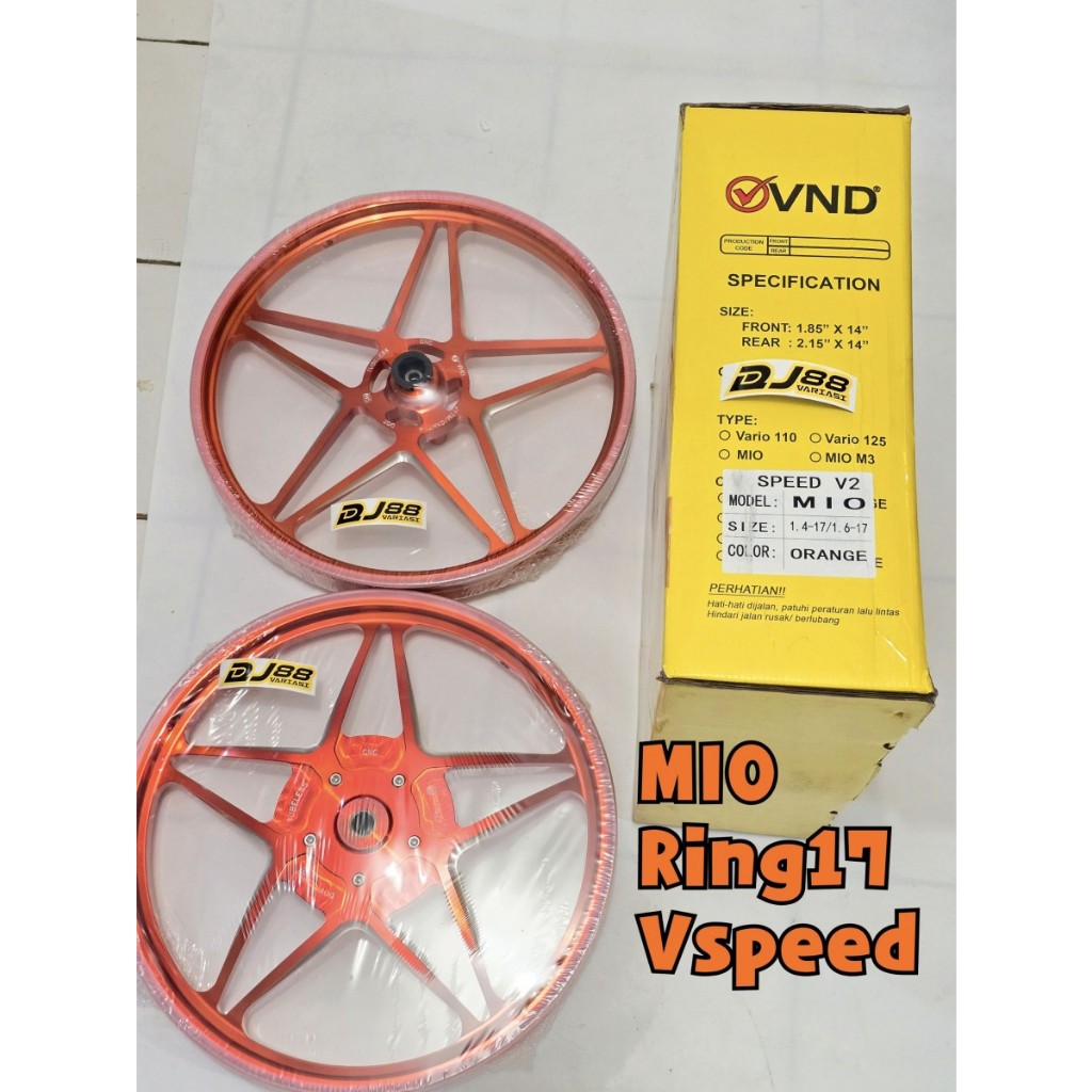 Jual Velg vnd mio ring 17 tipe vspeed bintang dan tipe ak55 | Shopee ...