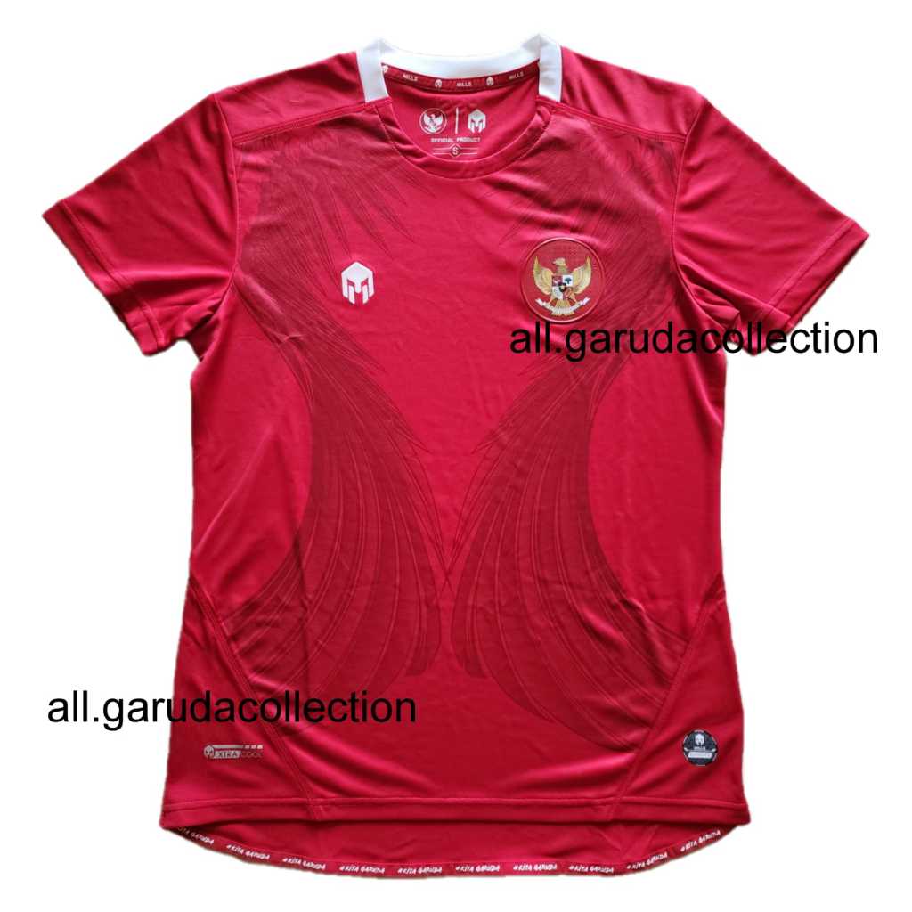 Jual [NEW ORIGINAL] MILLS Timnas Indonesia Jersey Home Player Issue ...