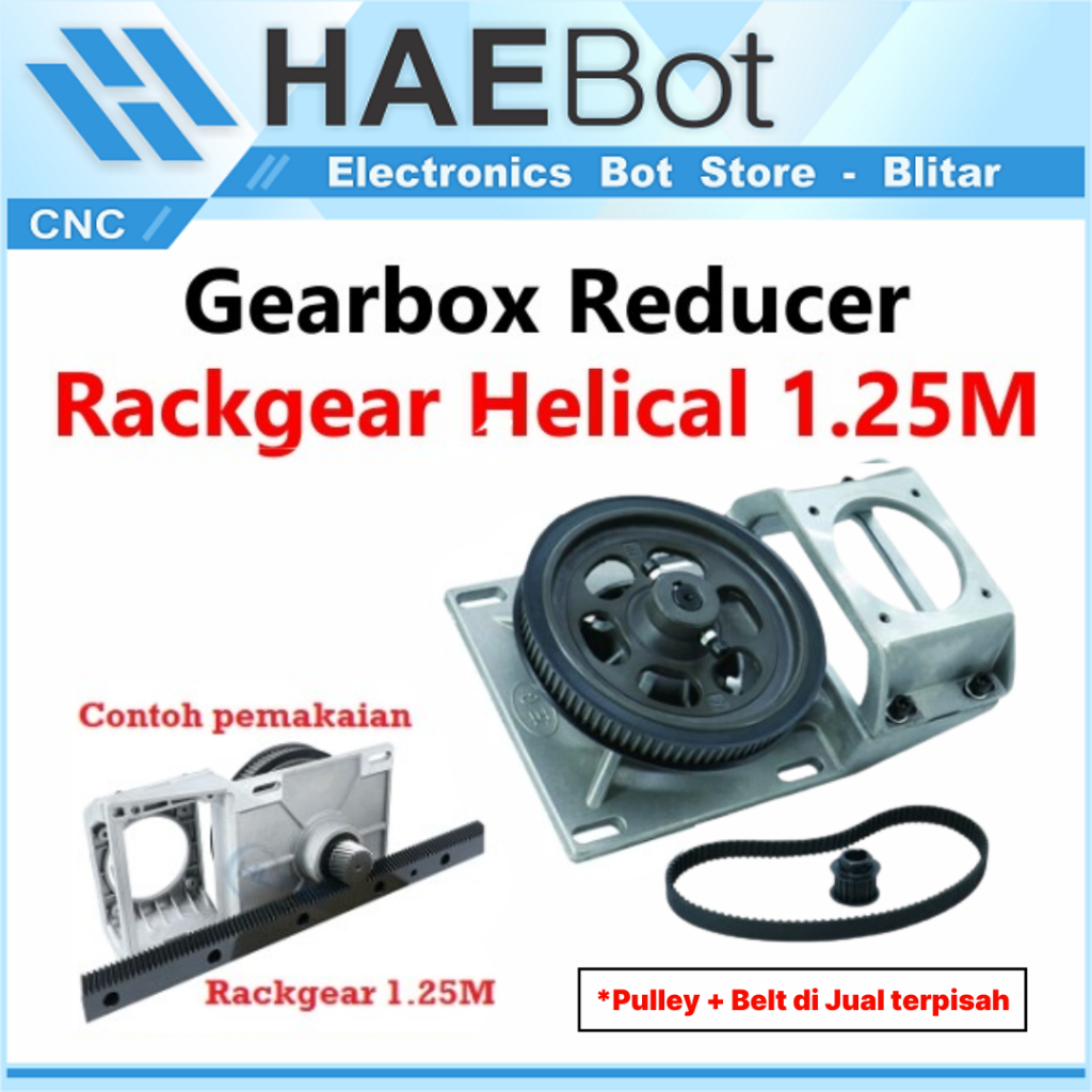 Jual Gearbox Nema 34 Rackgear Helical 1.25M Reducer Box CNC Router ...