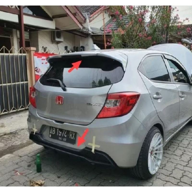 Jual Paketan Upgrade Honda All New BRIO spoiler dan Diffuser Bahan ...