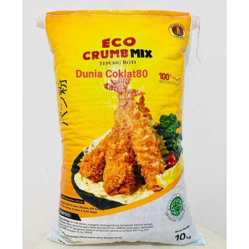 Jual Tepung Roti Panir Mix 1 Bal Ball 10 kg / Tepung Panko Breadcrumbs ...