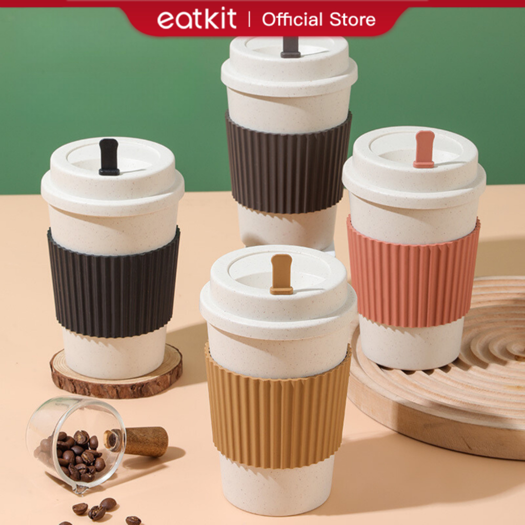 Jual Eatkit Wheat Straw Mug Kopi | Mug Minuman Dingin Panas | Mug Kopi ...