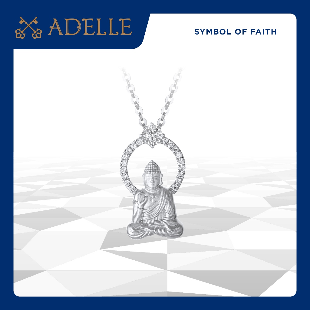 Jual Adelle Jewellery - Symbol of Faith Metta Buddha Pendant - Liontin ...
