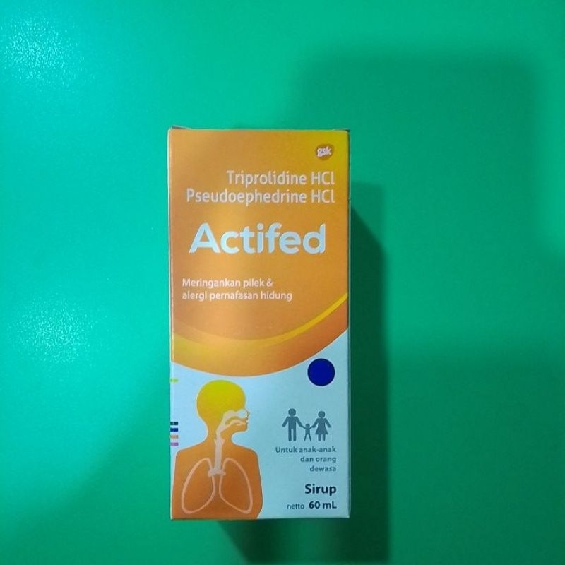 Jual GSK ACTIFED KUNING / ORANGE UNTUK PILEK | Shopee Indonesia