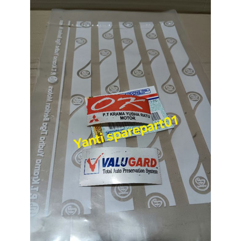 Jual Stiker sticker OK dan VALUGARD 1SET 2BIJI model original tempel di ...