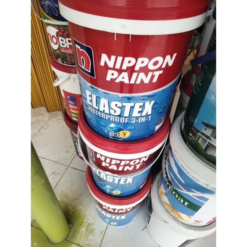 Jual Nippon Elastex Ready semua Warna pail | Shopee Indonesia
