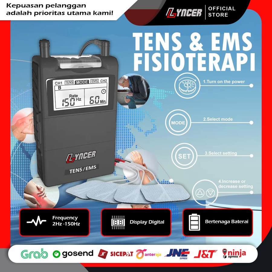 Jual BEST TENS EMS NMES Dual Channel NET STIM PLUS ALAT FISIOTERAPI ...