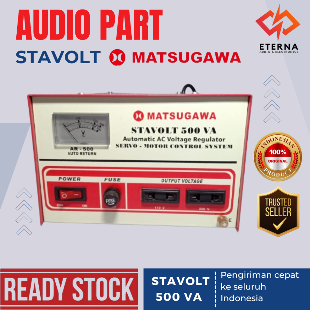 Jual STAVOLT MATSUGAWA 500VA - 100% ORIGINAL | Shopee Indonesia