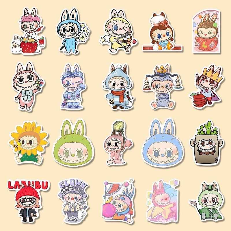 Jual STIKER LABUBU STICKER LABUBU VIRAL LISA LABUBU BONEKA LABUBU VIRAL ...