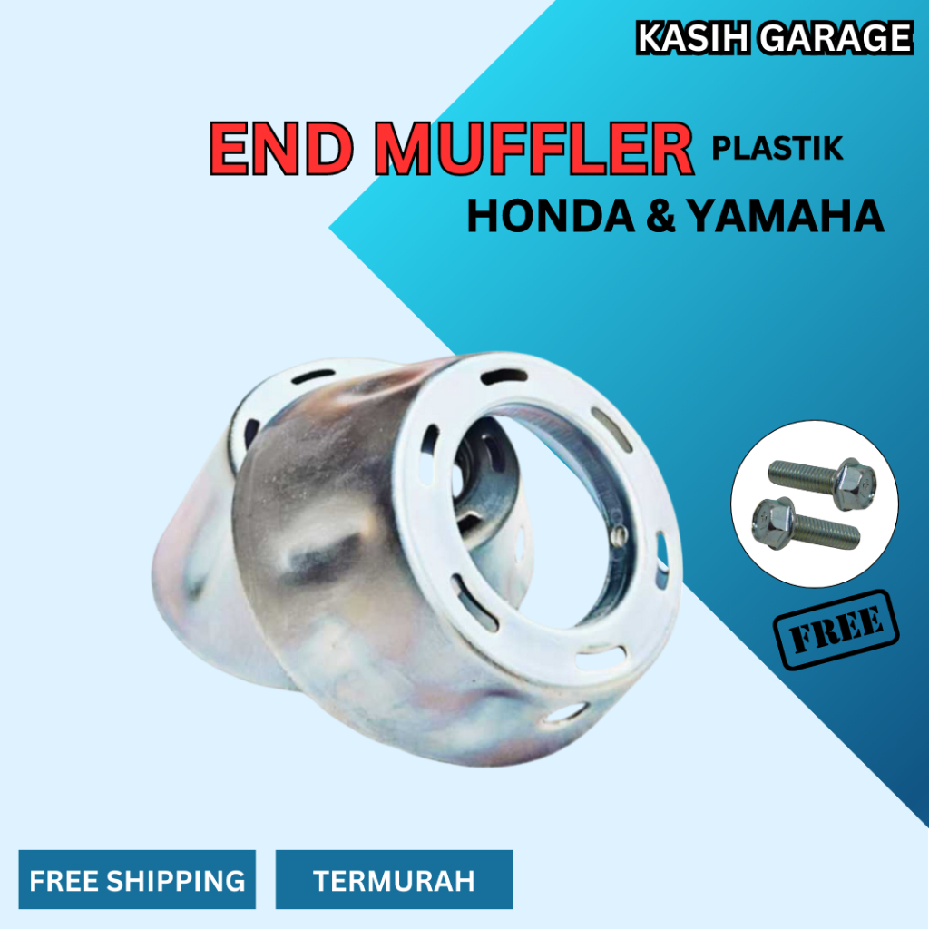 Jual End Muffler end cup chrome moncong knalpot vario 125 150 Pcx MADE ...