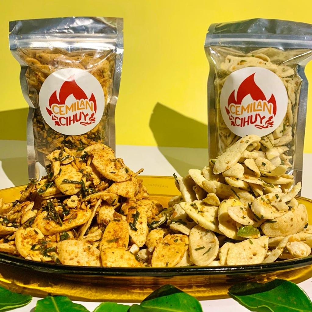 Jual [OTAK-OTAK] Cemilan Cihuy Ori dan Pedas | Shopee Indonesia