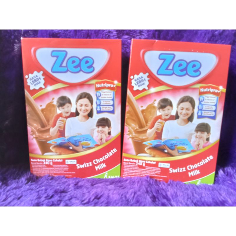 Jual Zee swizz chocolate milk,susu bubuk rasa cokelat 340g | Shopee ...