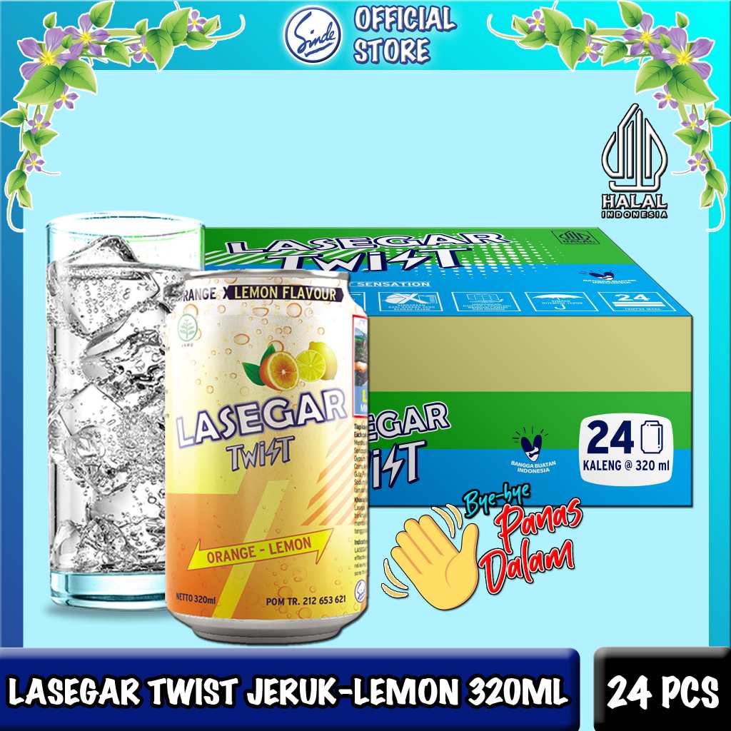 Jual Carton: Lasegar Twist 320ml Jeruk-Lemon | Shopee Indonesia