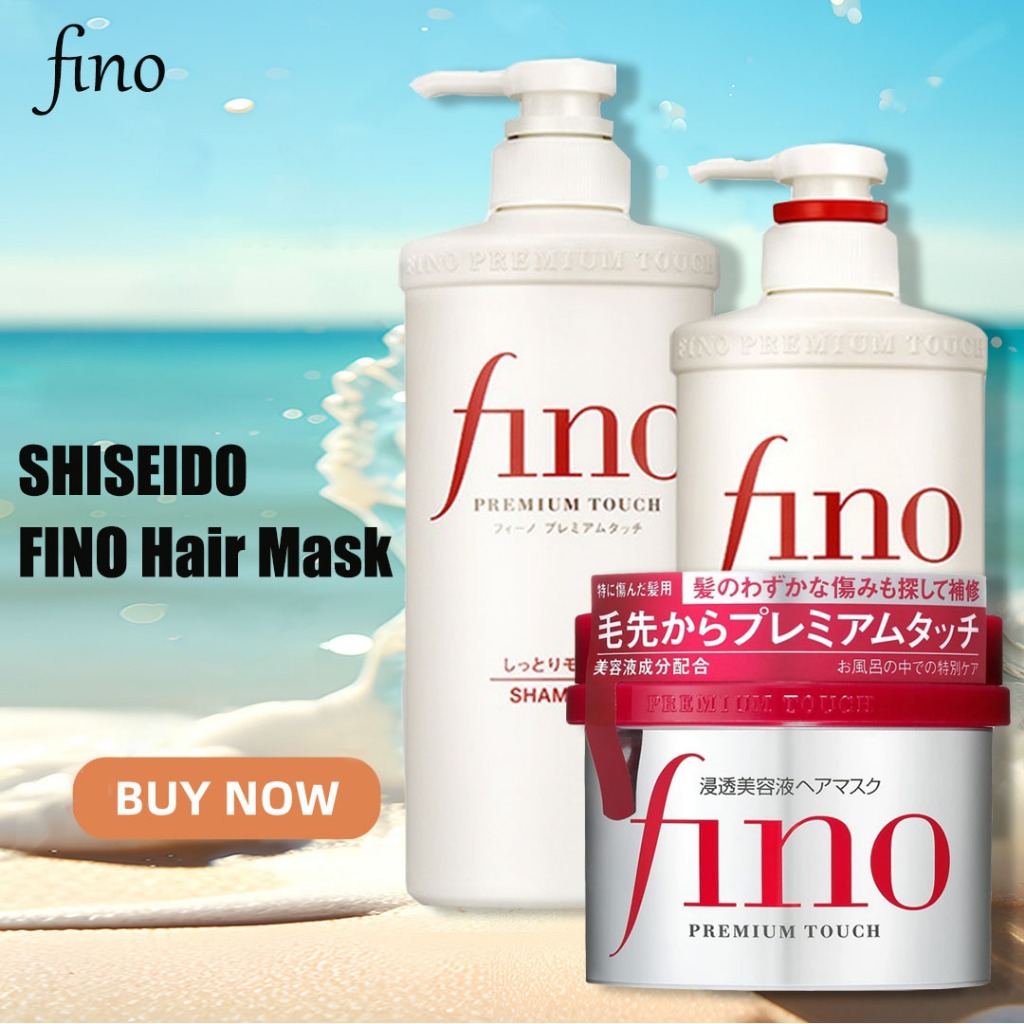 Jual SHISEIDO FINO Hair Mask 230g/Fino Premium Touch Hair Shampoo ...