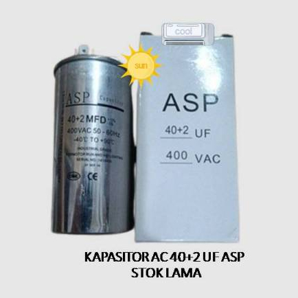 Jual KAPASITOR AC 40+2 UF ASP STOK LAMA | Shopee Indonesia