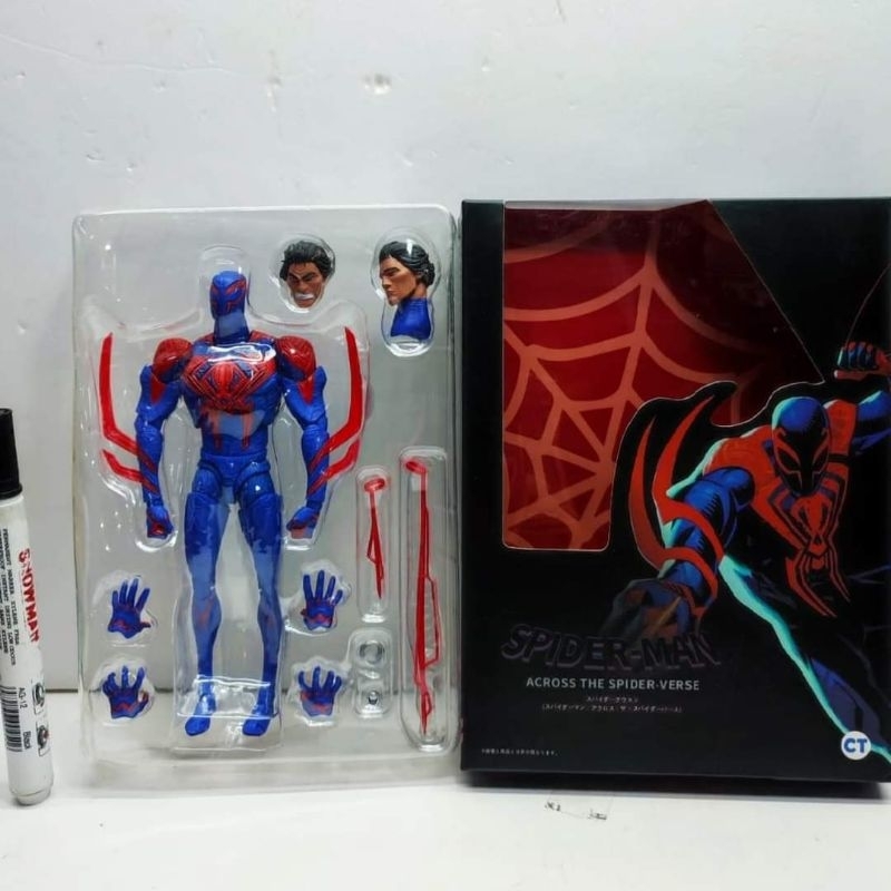 Jual Mainan action figure Shf CT spiderman 2099 across the spiderverse shfiguarts recast bandai ...