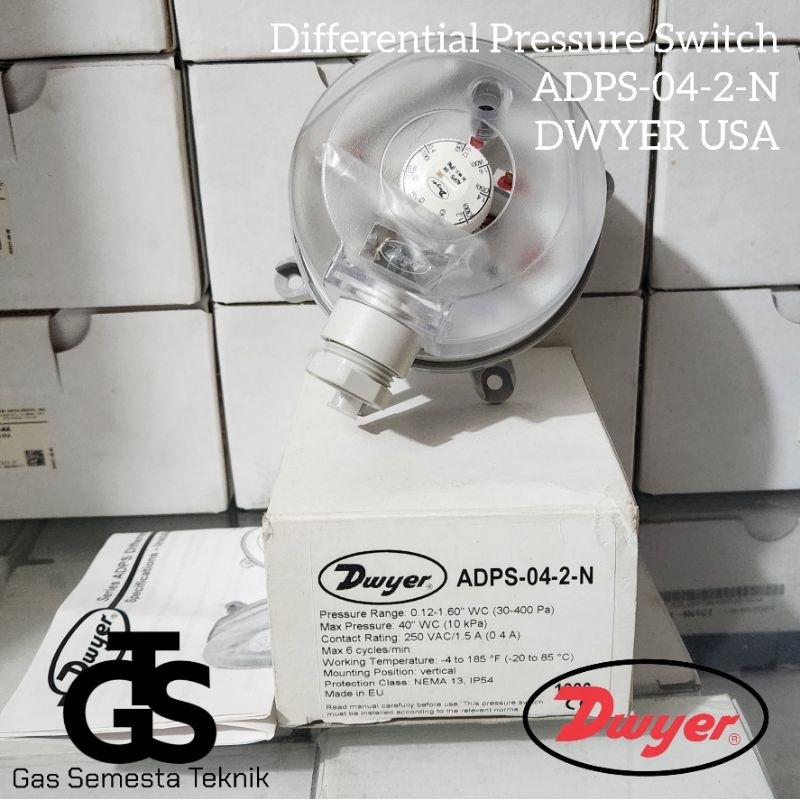Jual DIFFERENTIAL PRESSURE SWITCH DWYER ADPS-04-2-N | ADPS 04 2 N ...