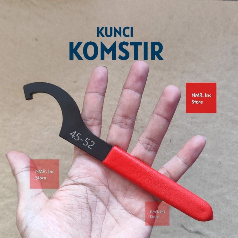 Jual Kunci Komstir 45-52 mm Handle Merah, Hook Wrench Alat Kait Stel ...