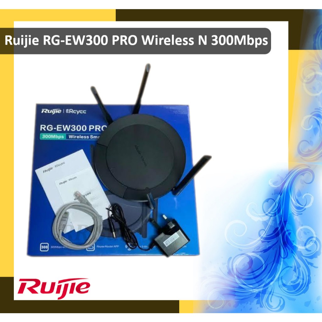 Jual Ruijie RG-EW300 PRO Wireless N Smart Router 300Mbps - WIFI ...