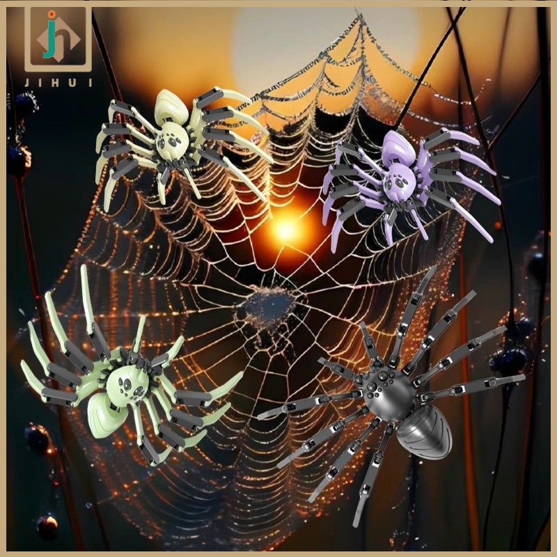 Jual JIHUII Articulated Action Laba-laba Mainan Spider 3D Printed Multi ...