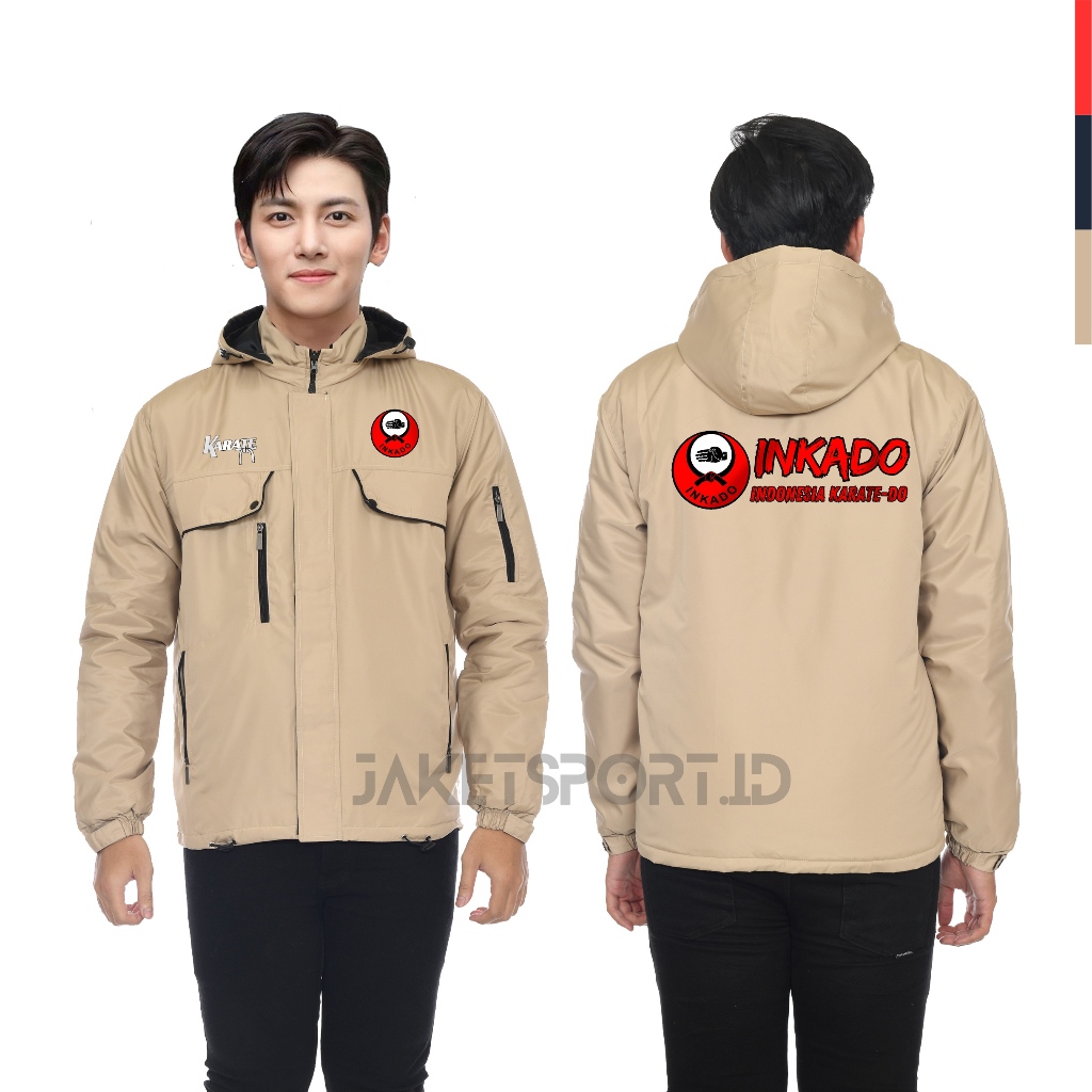 Jual JAKET VESTE INKADO INDONESIA KARATE-DO CUSTOM TAHAN ANGIN CASUAL ...