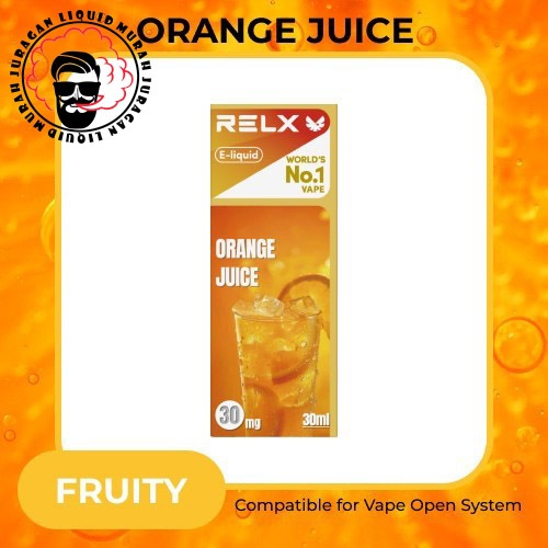 Jual RELX Orange Juice Salt Nic 30ml Liquid Relx Saltnic | Shopee Indonesia