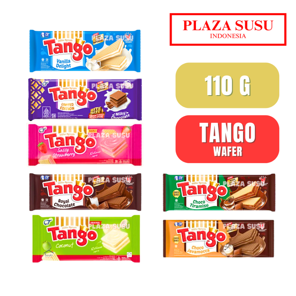Jual WAFER TANGO BISCUIT CAMILAN WAFER STICK JAJAN COKLAT RASA STROBERI ...