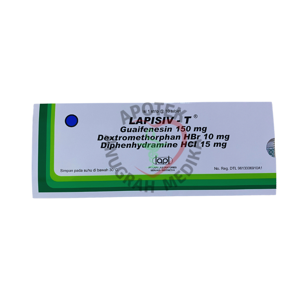 Jual Lapisiv T 10 Tablet Obat Batuk Pilek Alergi | Shopee Indonesia