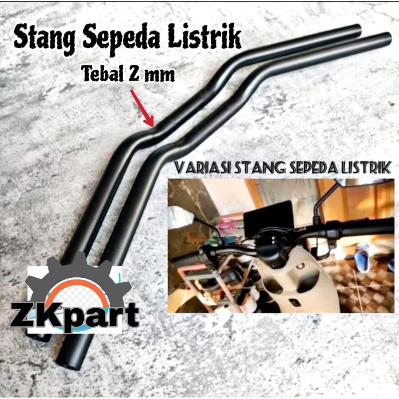 Jual Stang Stir Pendek Modif Sepeda Listrik Universal bahan tebal ...