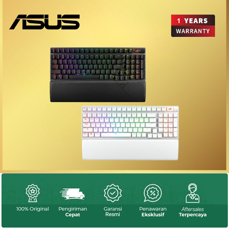 Jual ASUS ROG Strix Scope II 96 Wireless Gaming Keyboard | Shopee Indonesia