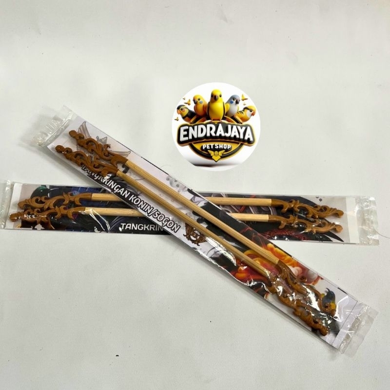 Jual TANGKRINGAN UKIR BAMBU CHINA 1 SET ISI 2 PCS PANJANG 33 CM UNTUK ...