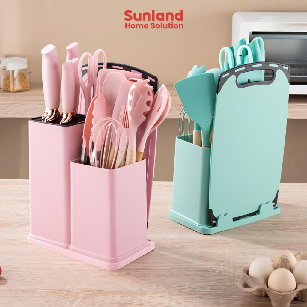 Jual Sunland Home Solution - Spatula Silikon Premium Talenan Spatula ...