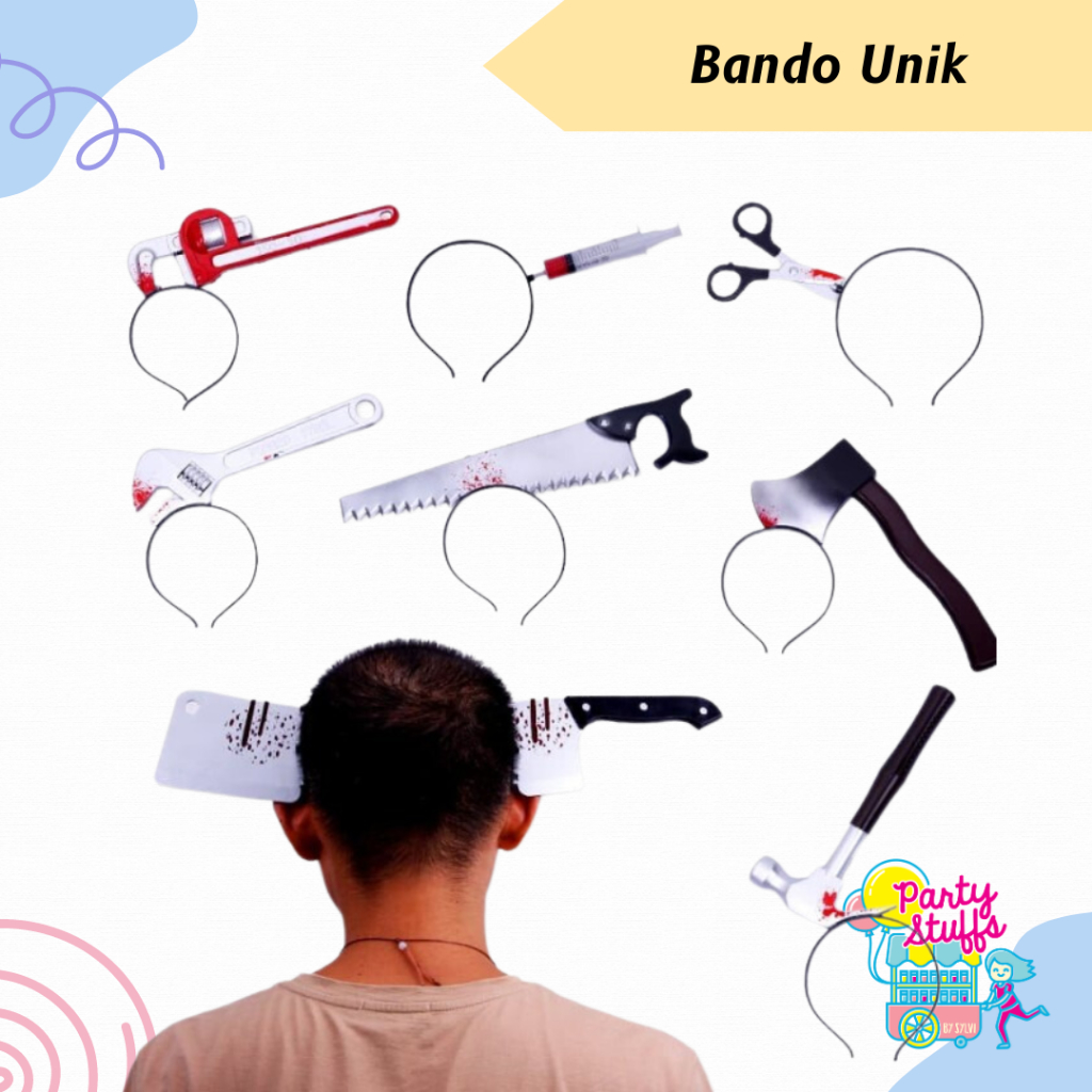 Jual Bando unik halloween | Bando pisau halloween | Bando pisau | Bando ...