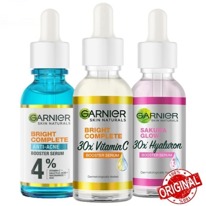 Jual GARNIER Booster Serum Skin Care-Bright Complete Anti Acne/30x ...