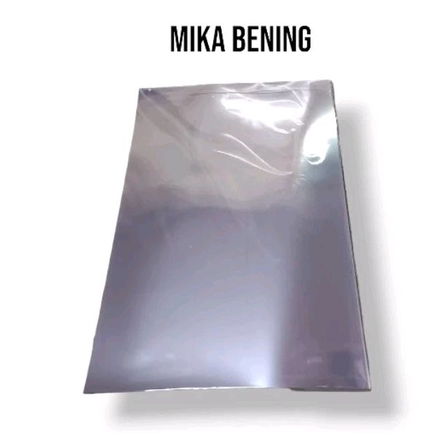 Jual Cover plastik mika jilid panjang folio/ plastik mika jilid bening folio (100 lembar ...